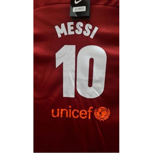 Football Soccer Barcelona Uniform Kit for Kids Messi Maroon